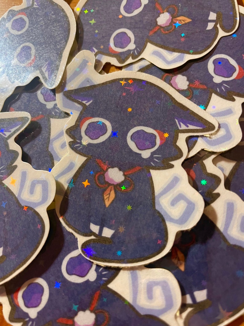 Scarameow Genshin Impact Sticker - Etsy