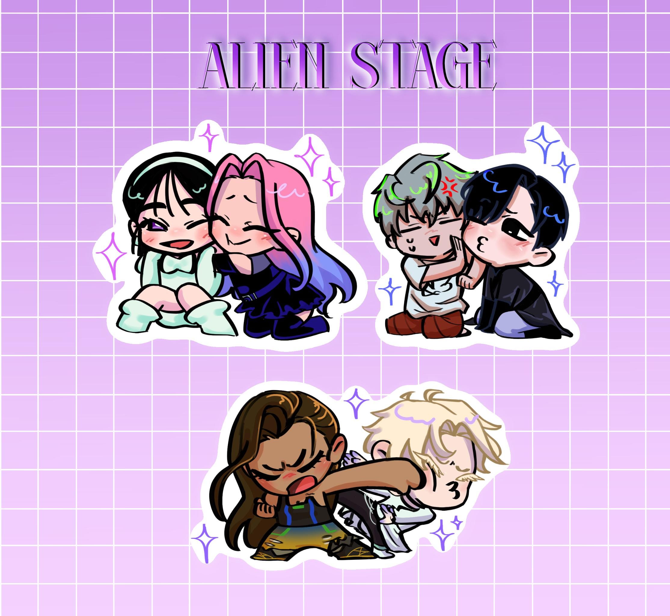 Alien Stage | Stickers - Etsy