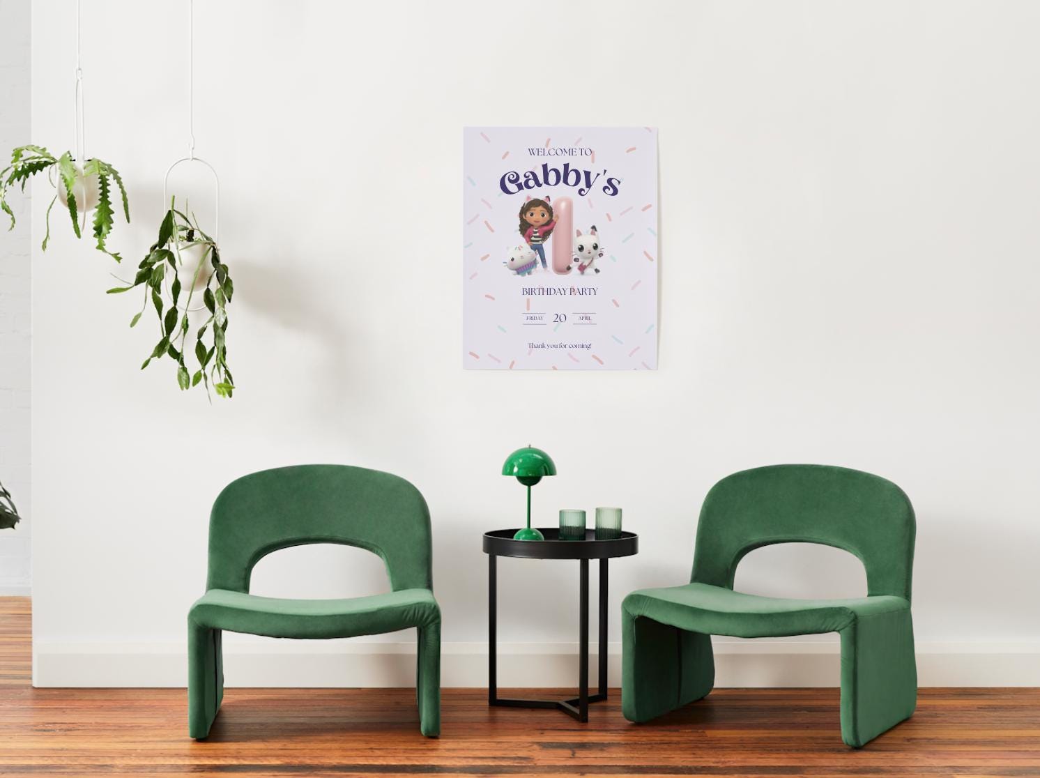 Gabby's Dollhouse Birthday Welcome Sign~editable - Etsy