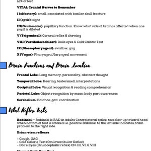 CCRN CRAM SHEET (cheat Sheet) - Etsy