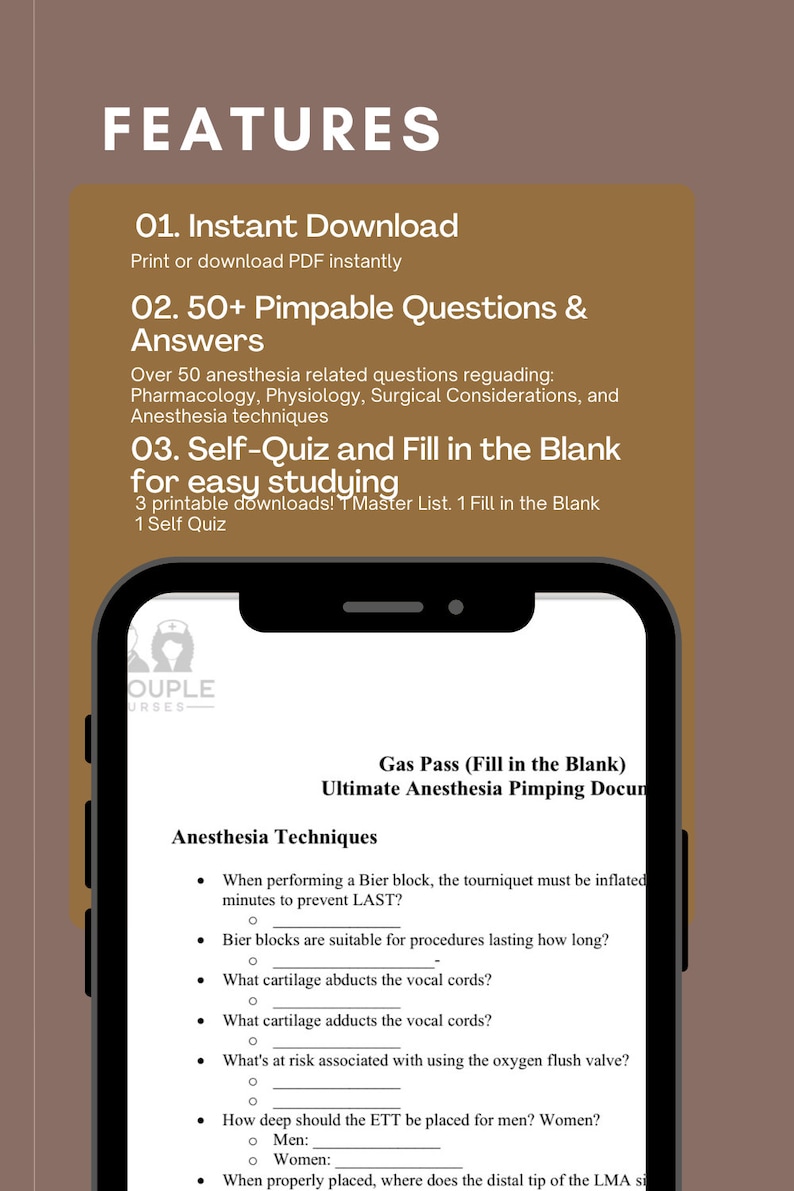 Ultimate Anesthesia Pimping Guide for Srnas, Anesthesia Residents ...