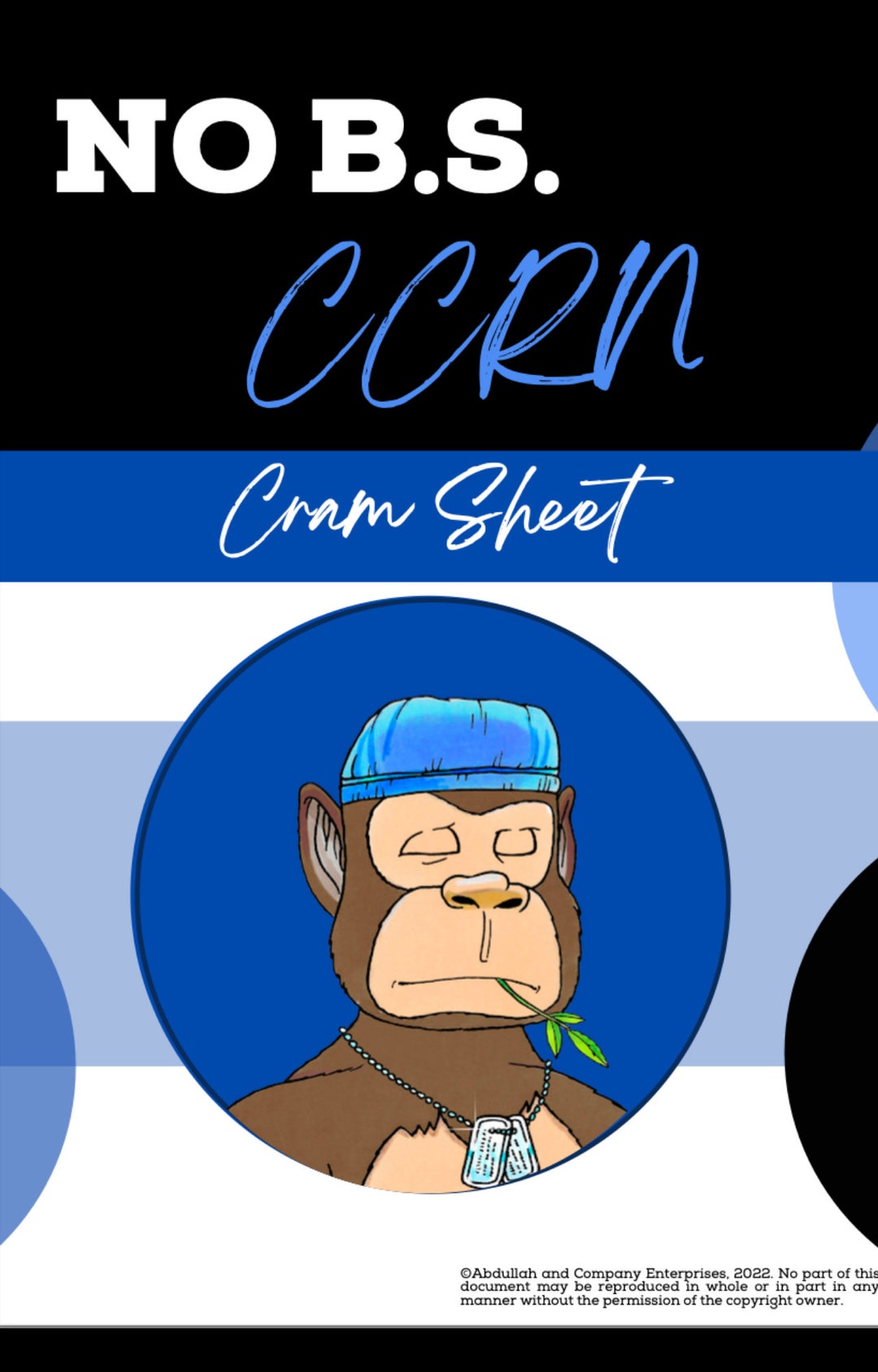 CCRN CRAM SHEET (cheat Sheet) - Etsy