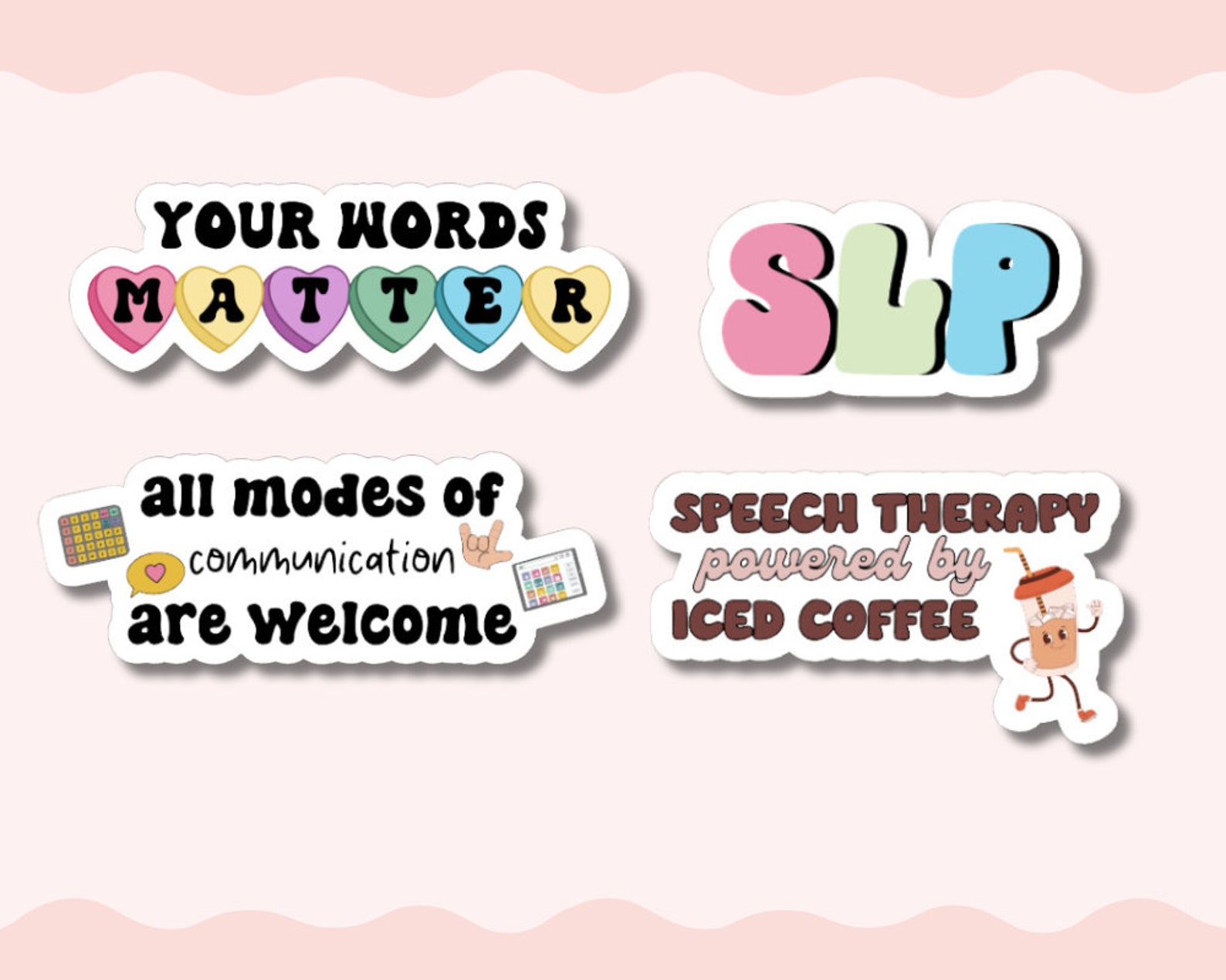 Speech Pathologist Stickers, SLP Stickers, Gift for SLP, Just Speechy ...