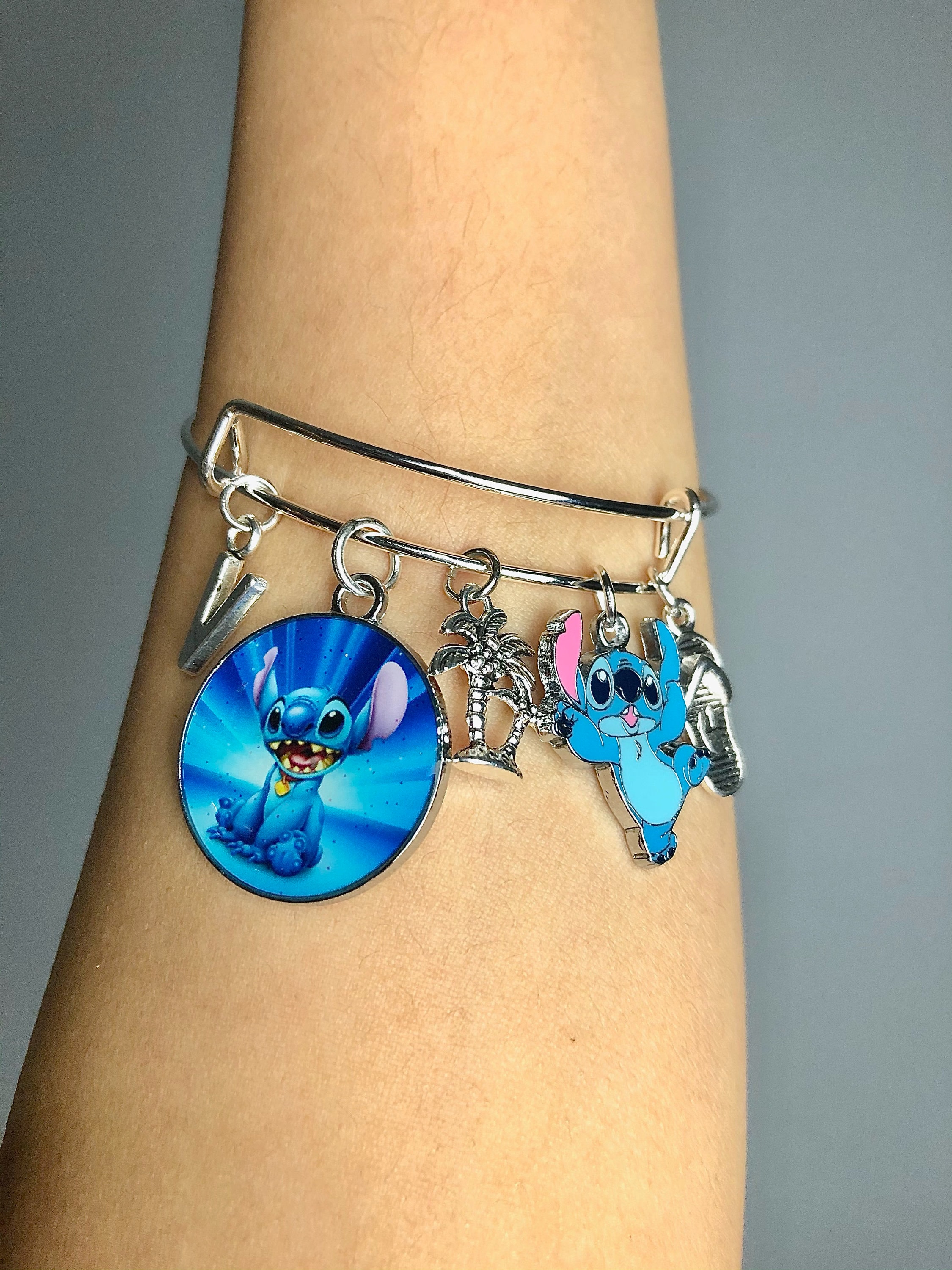 Lilo and Stitch Charm Bracelet/disney Inspired Jewelry - Etsy