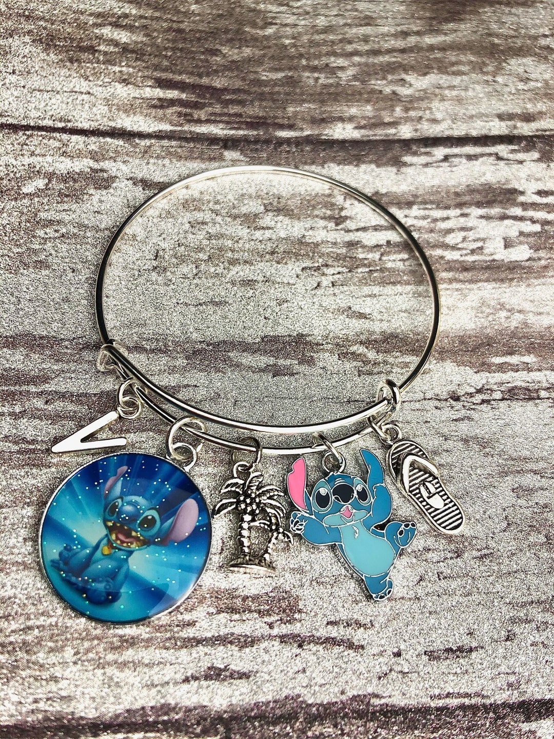 Lilo and Stitch Charm Bracelet/disney Inspired Jewelry - Etsy