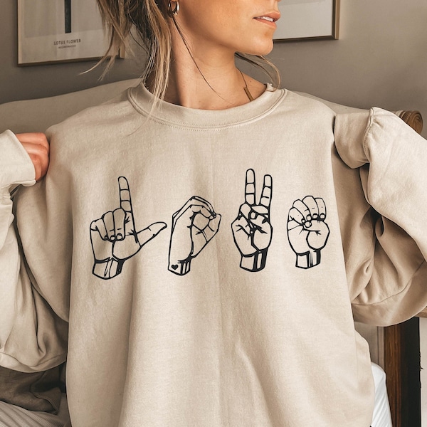 Sign Language Shirt - Etsy
