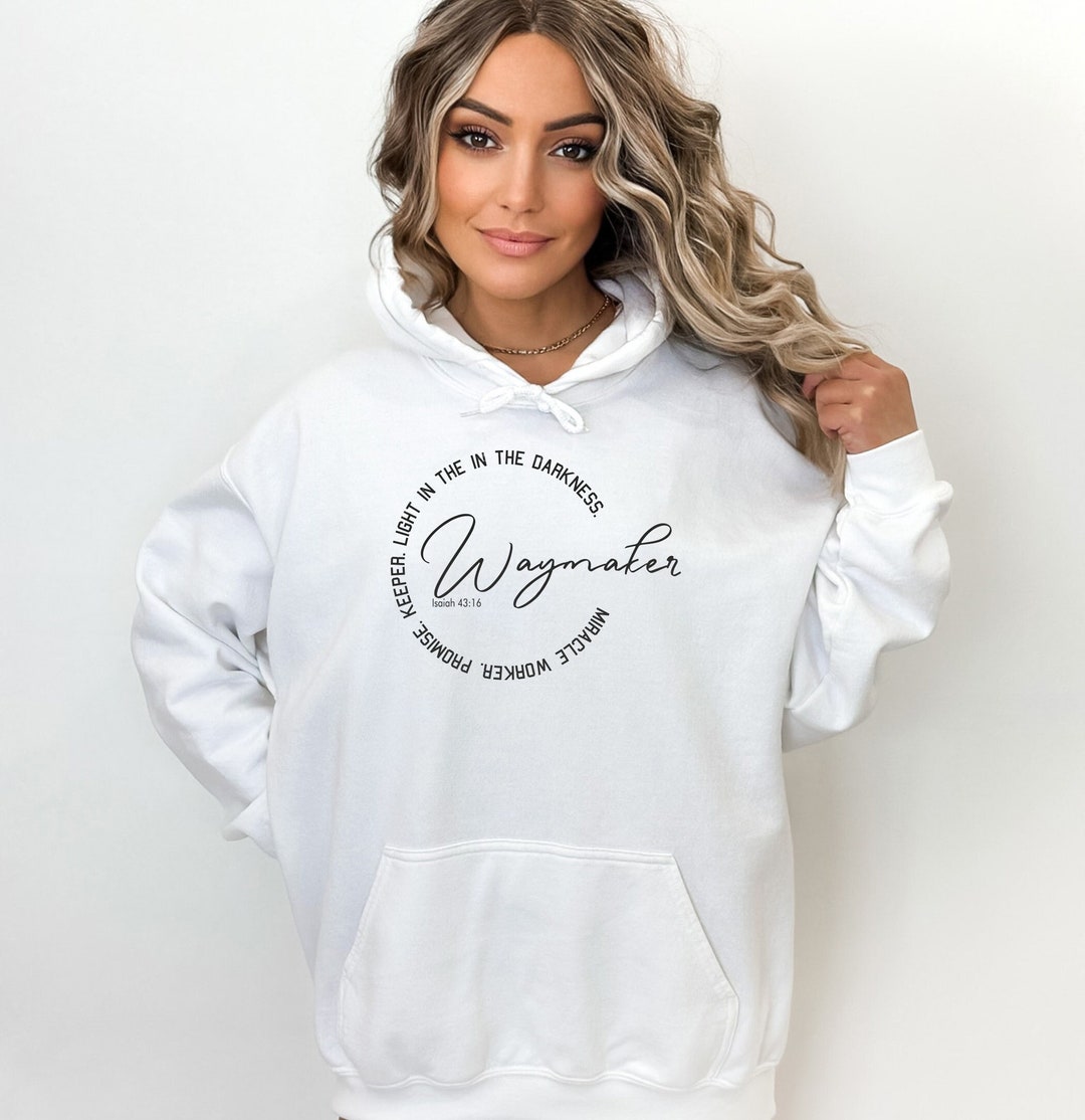 Waymaker Sweatshirt, Miracle Workers Hoodie, Christian Clothing, Faith ...