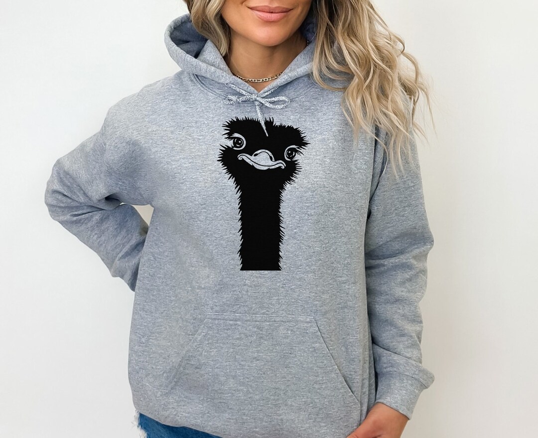 Ostrich Sweatshirt, Bird Lover Gift, Ostrich Lovers Shirt, Zoo Shirt ...