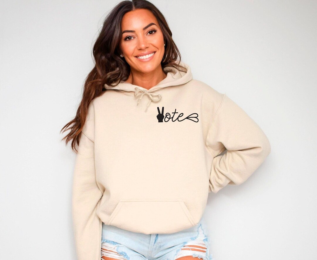 Vote Sweatshirt Politics Gift Election Day Hoodie Vote 2024 Gift ...