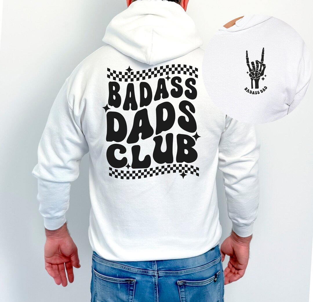 Badass Dads Club Sweatshirt, Dad Sweatshirt, Fathers Day, Gift Father ...