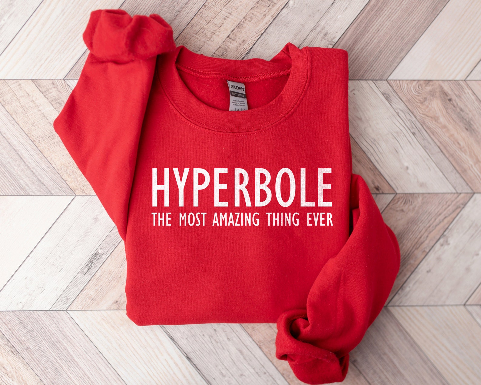 Hyperbole the Most Amazing Thing Ever Sweatshirt, Book Lover Hoodie ...