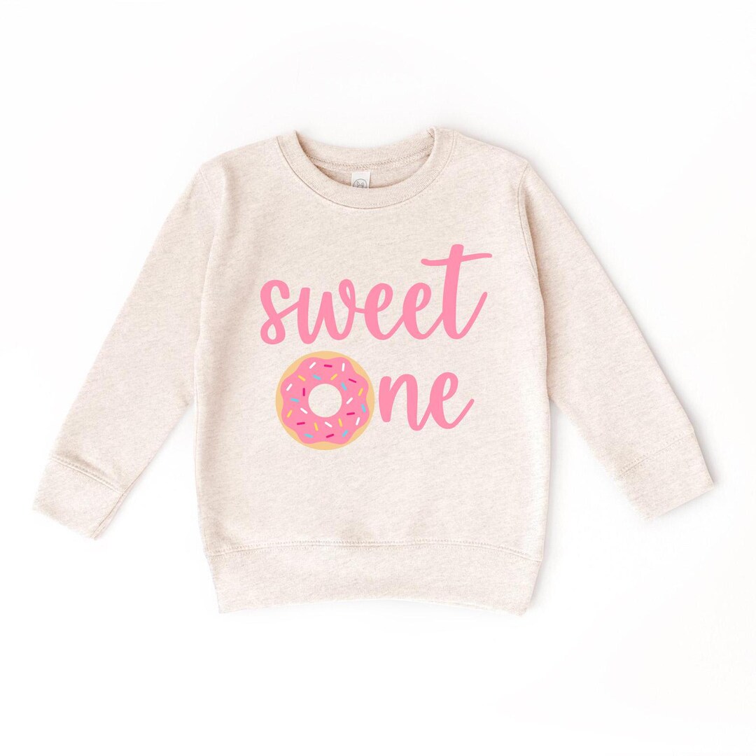 1st Birthday Girl Sweatshirt - Sweet One Kids Hoodie - Girls Birthday ...