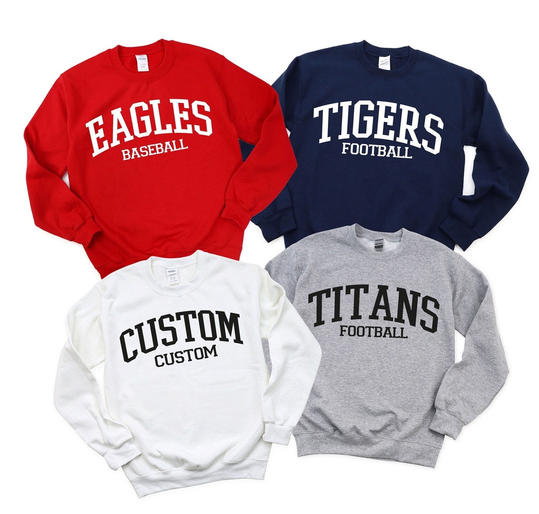 Custom School Sweatshirts, School Mascot Hoodies, Personalized School ...