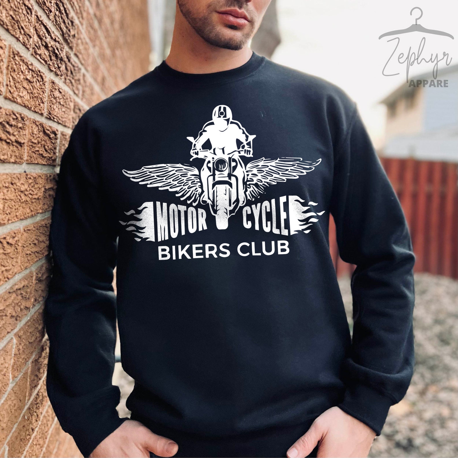 Motorcycle Bikers Club Sweater, Motorcycle Club Clothing, Unisex ...