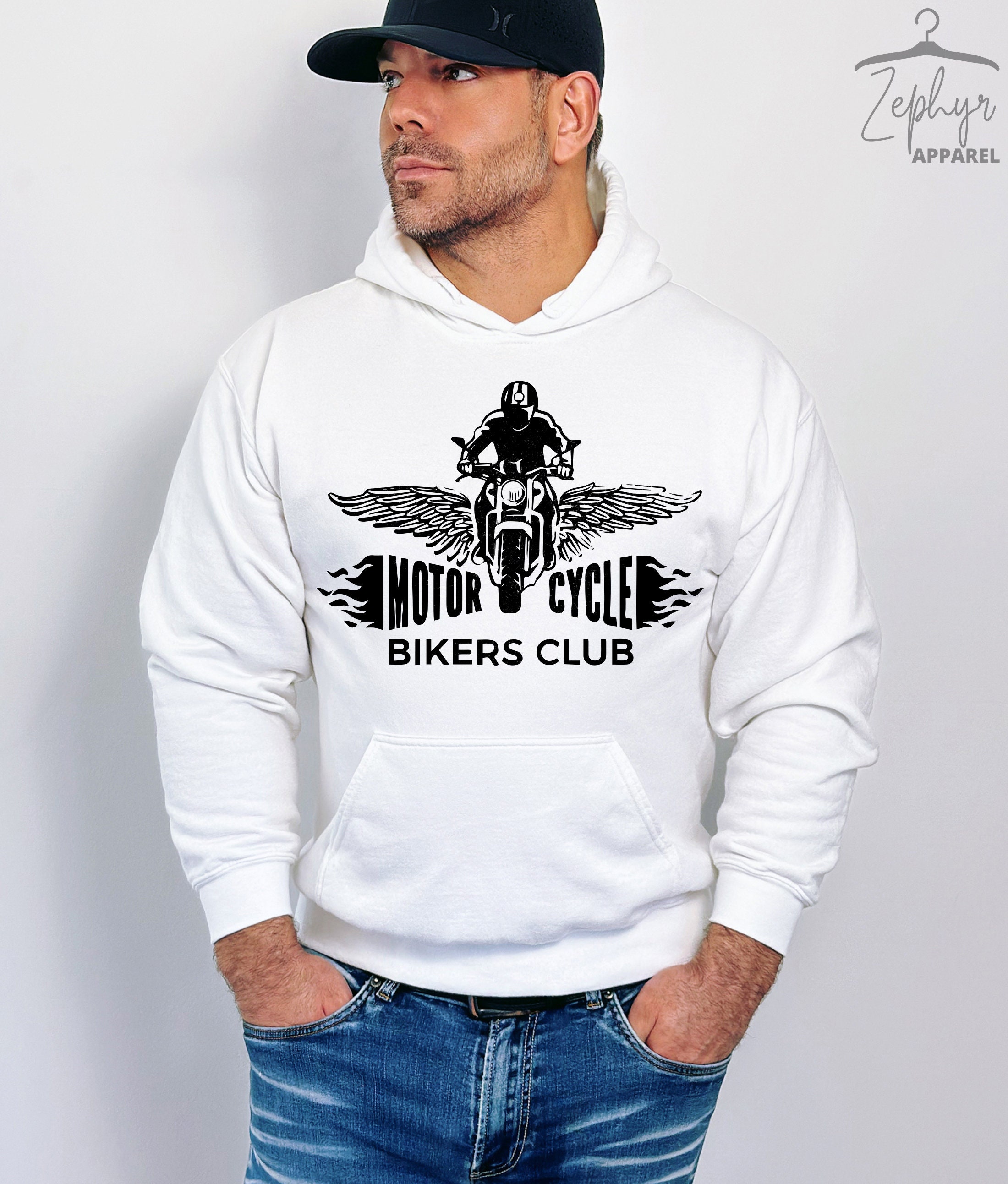Motorcycle Bikers Club Sweater, Motorcycle Club Clothing, Unisex ...