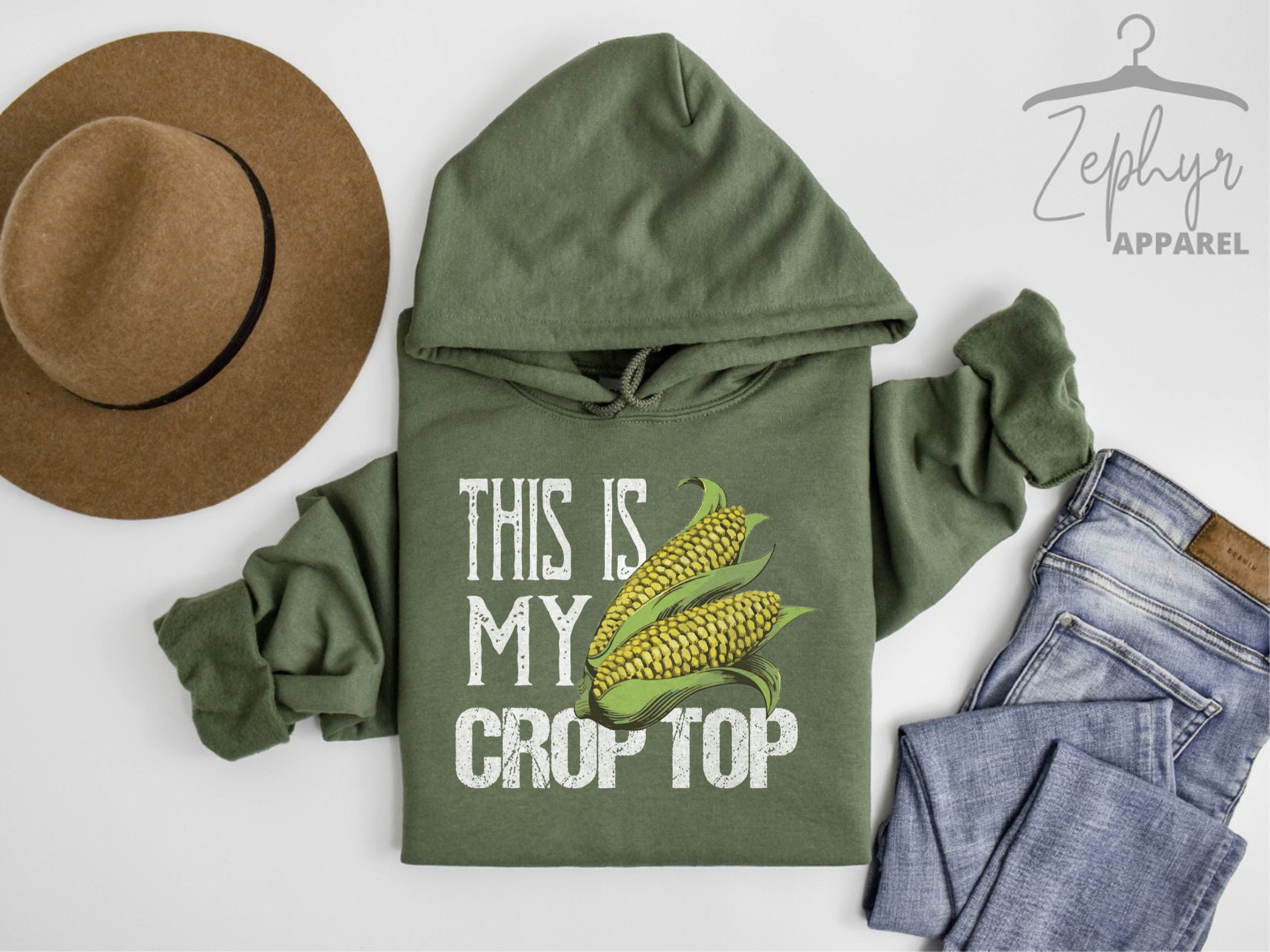 This is My Crop Top Sweatshirt, Farm Girl Clothing, Farmer Wife ...
