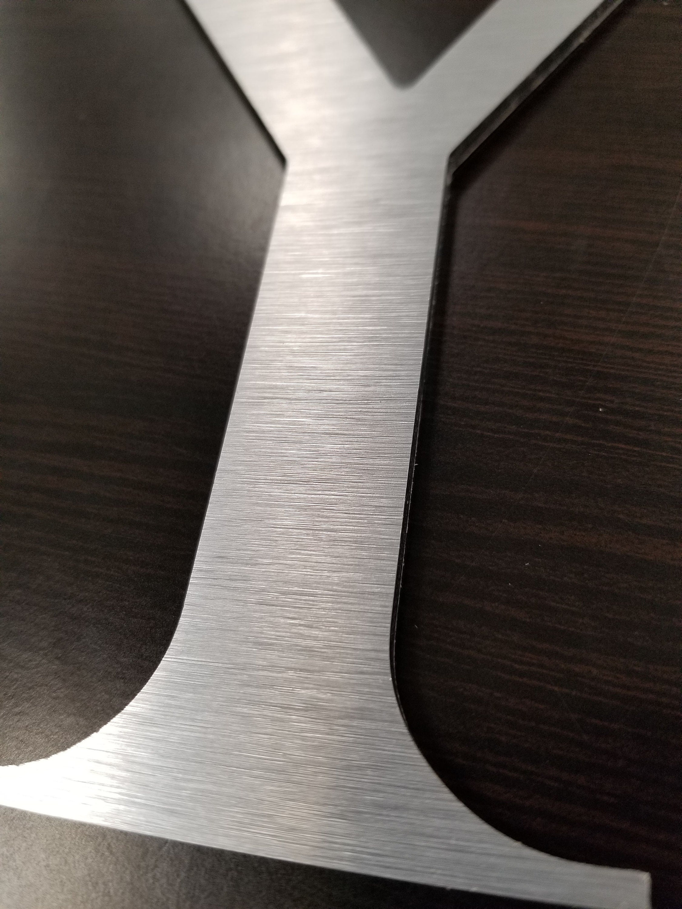 Brush Aluminum Composite Panel Letter - 1/8" (3mm) Thick - Etsy