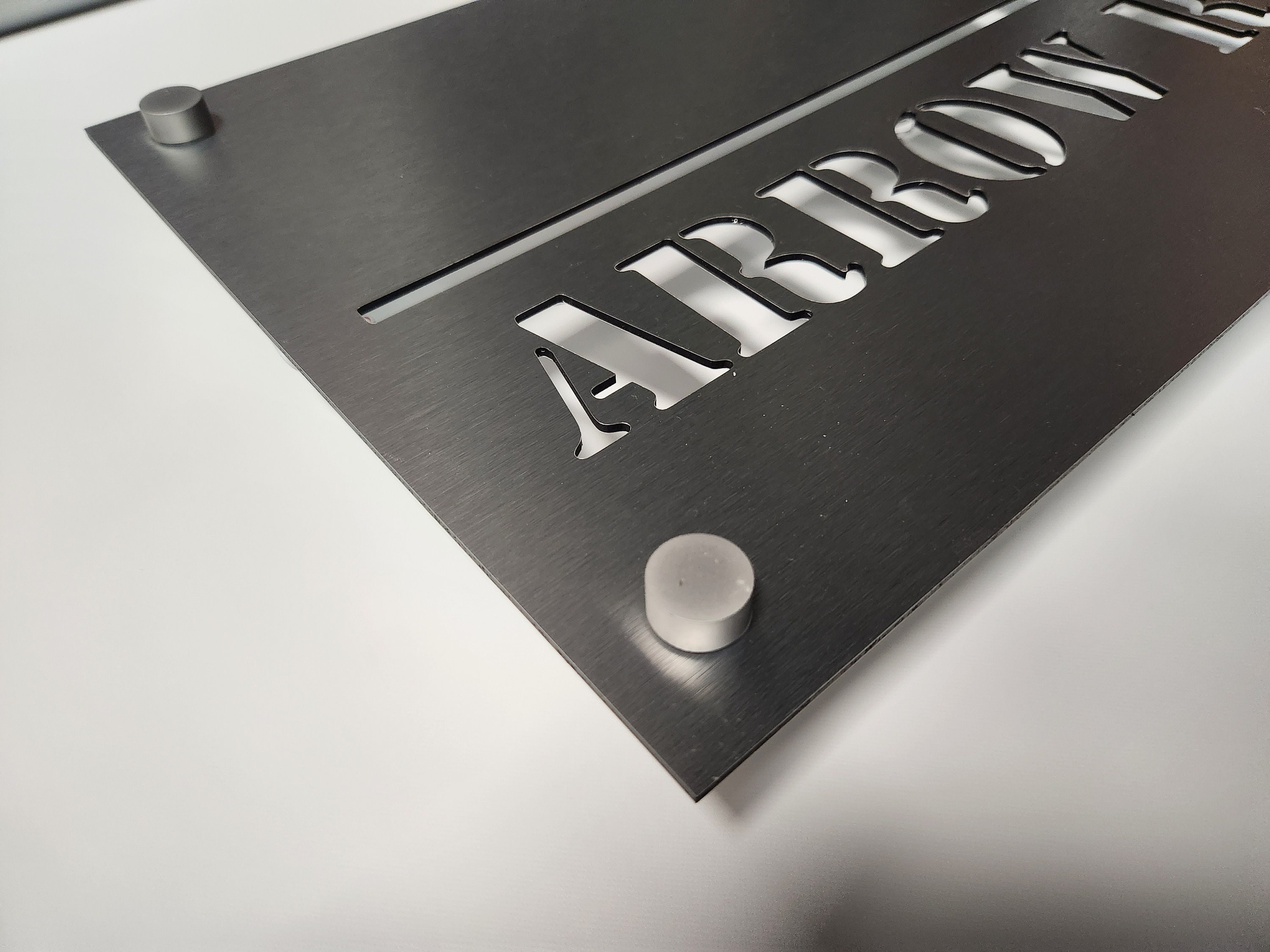 LED Stencil Cut Sign With Standoffs - Etsy