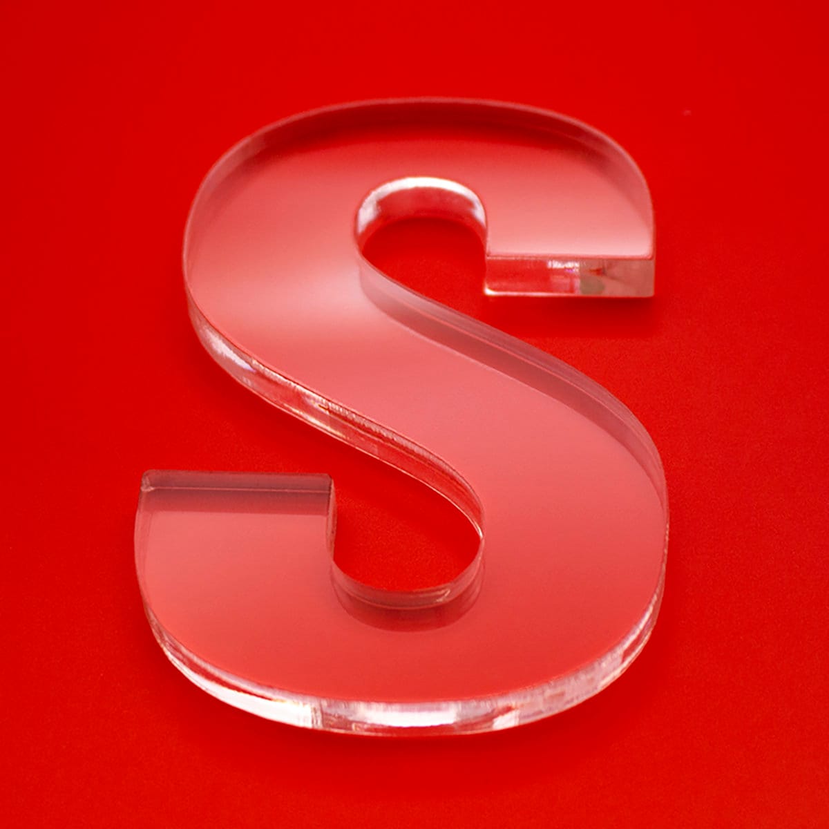 Clear Acrylic Letter - 1/4" (6mm) Thick - Etsy