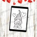 Valentine's Day Gnome Coloring Page Instant Download SVG, PDF and PNG ...
