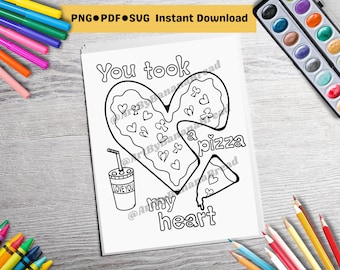 Valentine's Day Gnome Coloring Page Instant Download SVG | Etsy