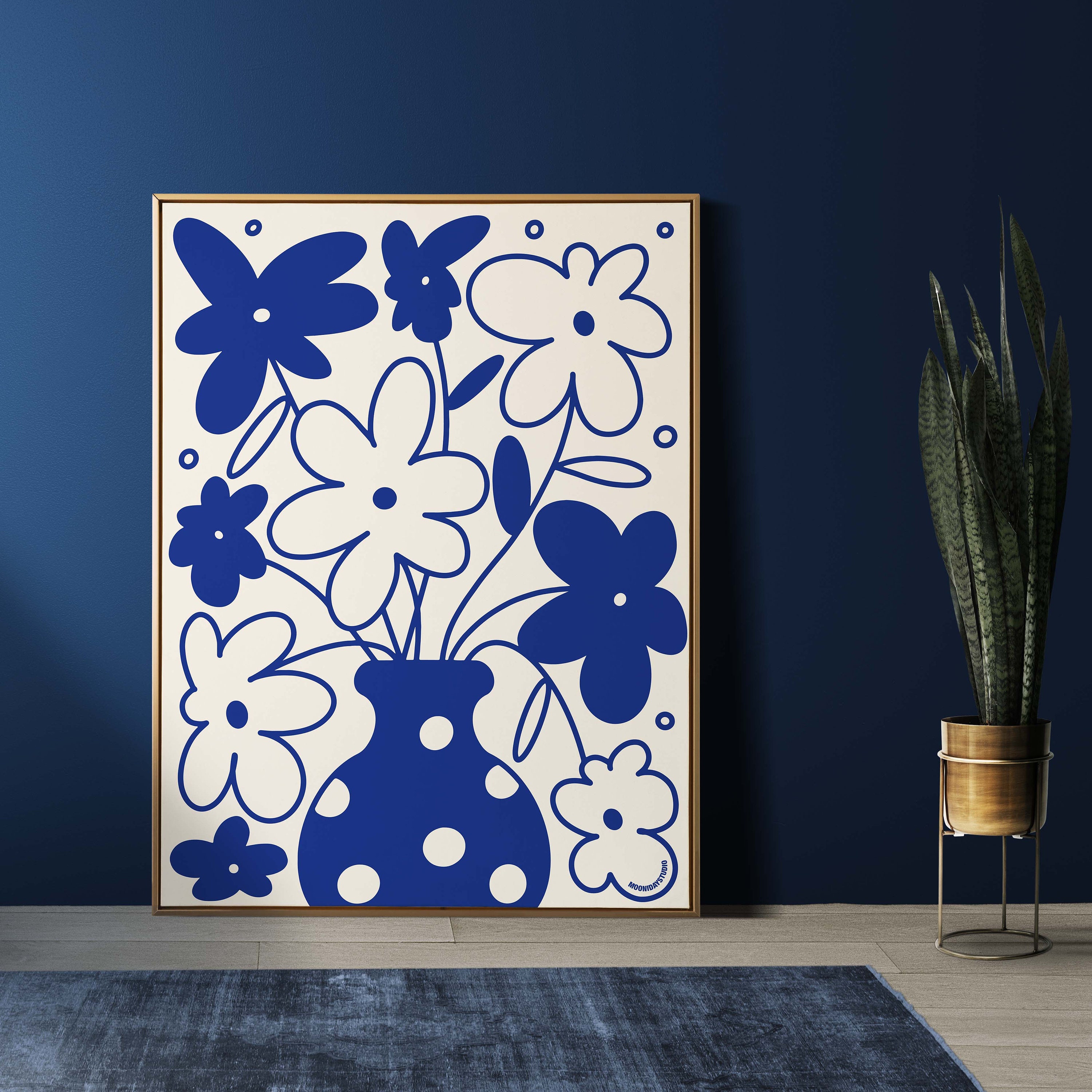 CUTE LOVELY FLOWERS Printable Wall Art Digital Print Graphic Wall Art ...
