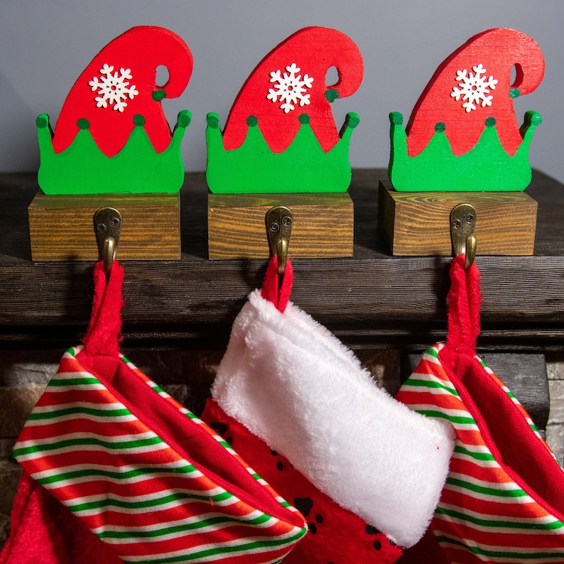 Christmas Stocking Holder for Mantle or Shelf Holiday Decor - Etsy