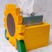 Tissue Box Holder, Square Tissue Display, Wooden Cube, Sunflower Decor ...