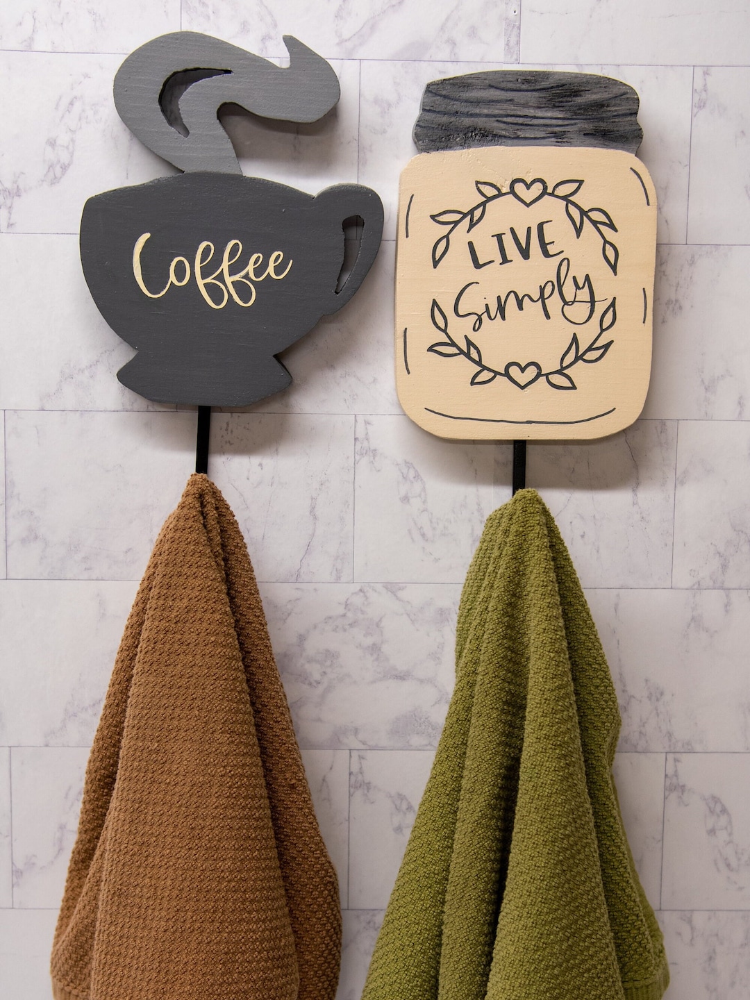 Hand Towel Hook Kitchen Dish Towel Holder Bathroom Hand - Etsy