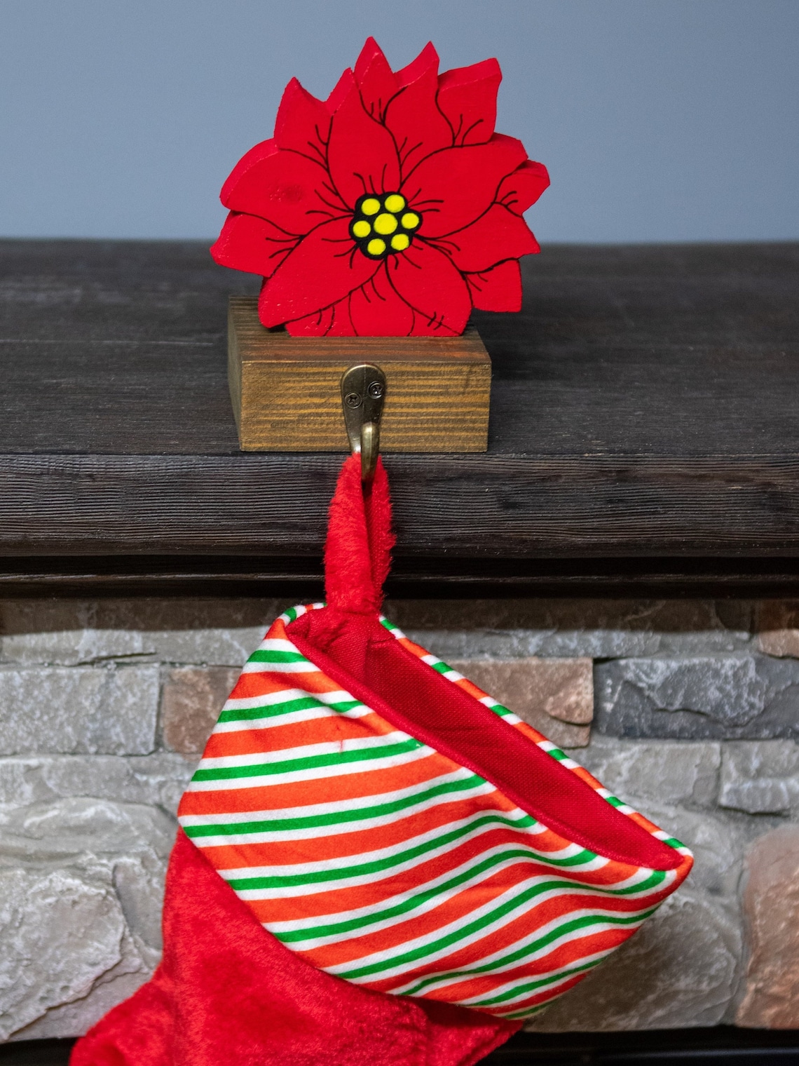 Christmas Stocking Holder for Mantle or Shelf Holiday Decor - Etsy