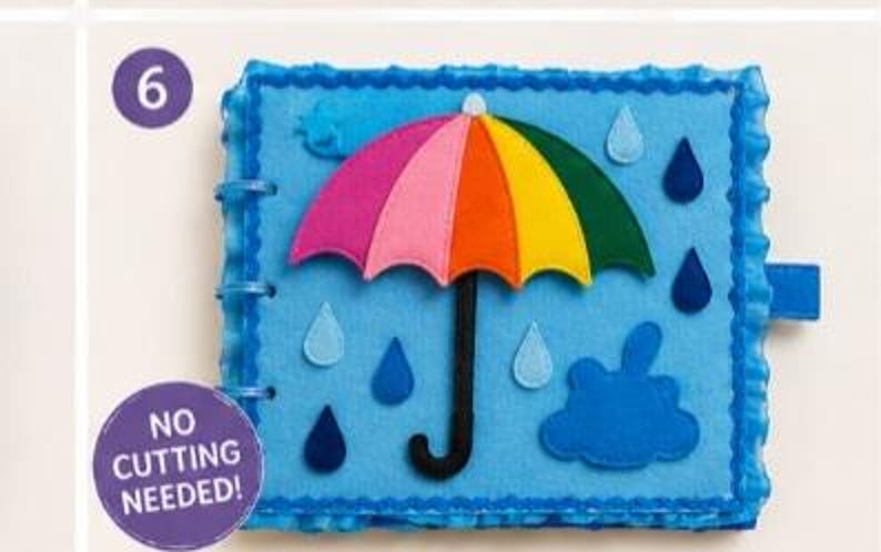 Pre-cut Felt Quiet Book Sewing Kit | Beginner Friendly Craft Project - Etsy