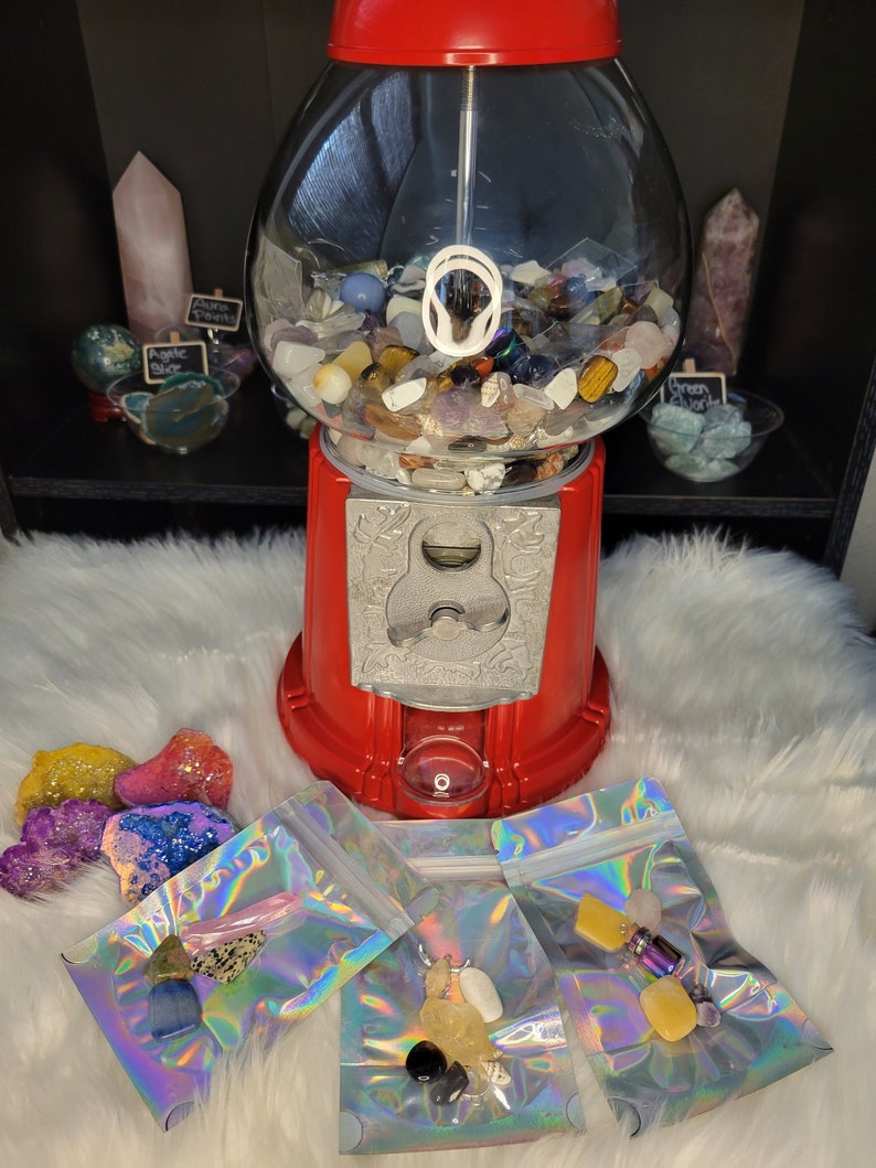 ULTIMATE Crystal Vending Machine Set of Crystals Confetti - Etsy