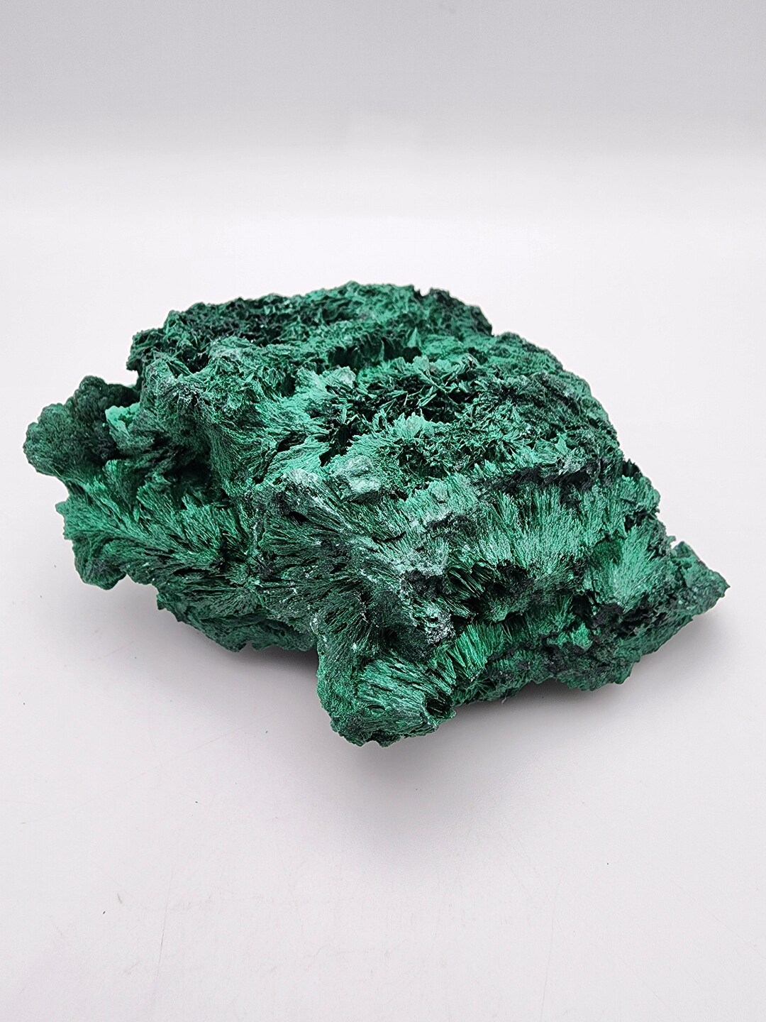 Large Malachite Velvet Specimen, AAA Fibrous Velvet Malachite Specimen ...