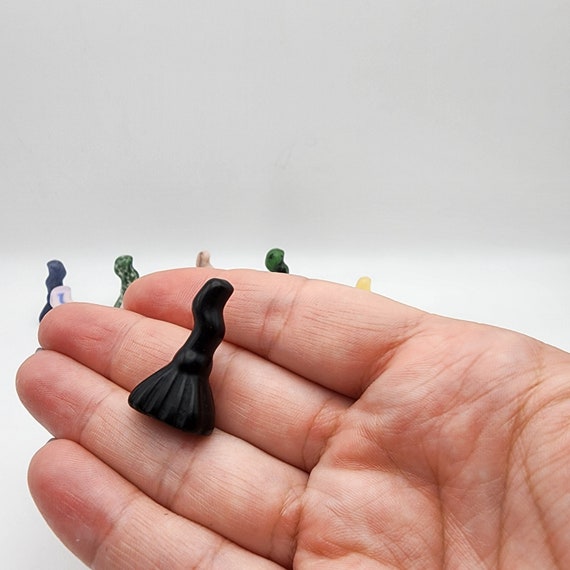 MINI Crystal Witch Broom Crystal Broom Obsidian Broomcrystal - Etsy