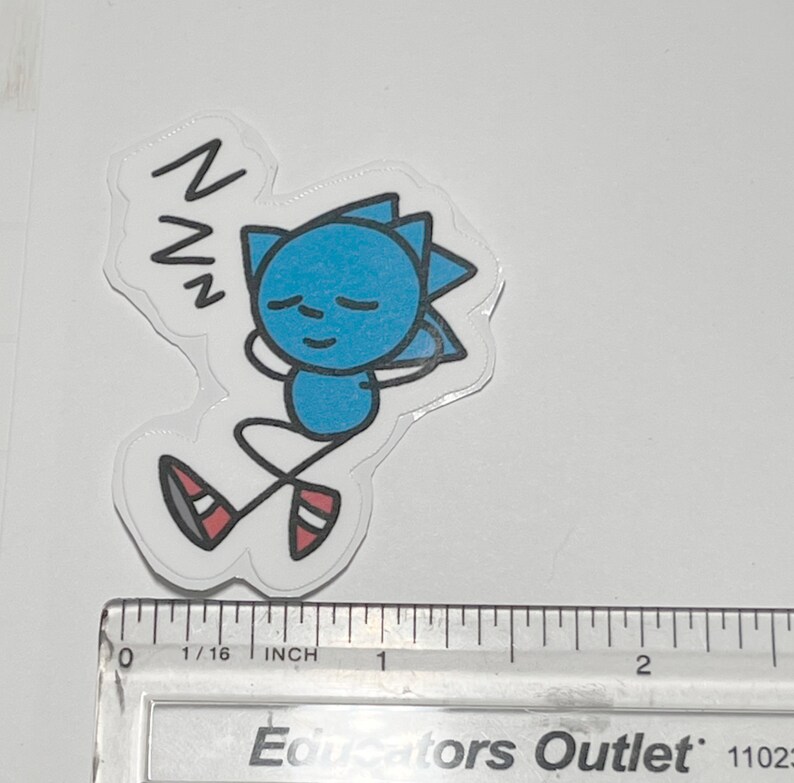 Sonic the Sketchog Inspired Fanmade Stickers - Etsy