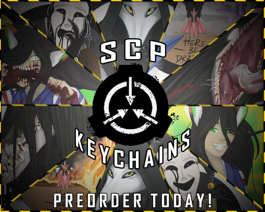 SCP || Fan Made Clear Acrylic Keychains || Double Sided 2.5" - Etsy