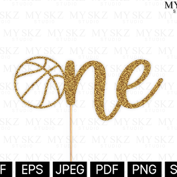 Basketball Cake Topper - Etsy