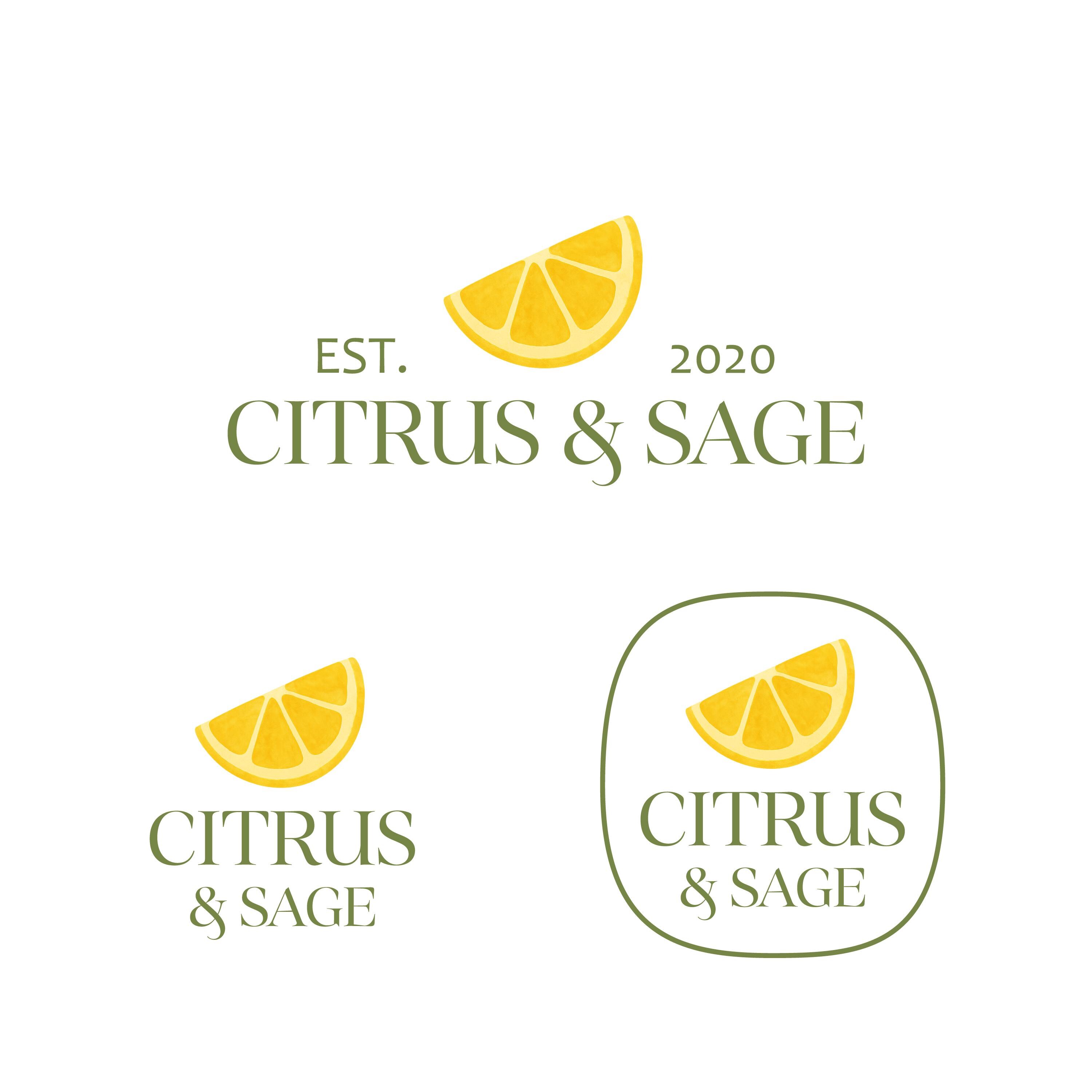 Premade Lemon Logo Design, Logo for Business, Citrus Branding for ...