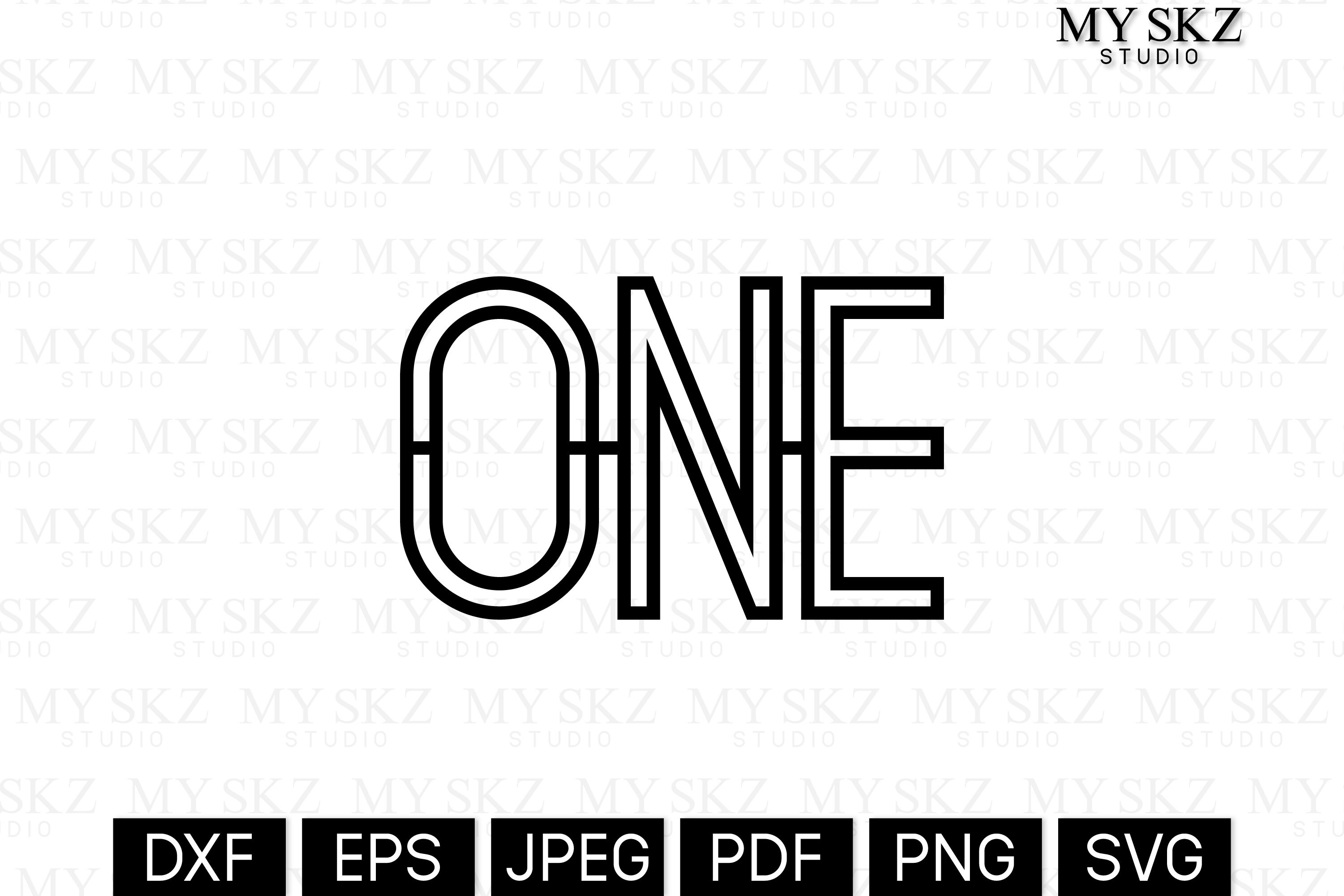 One Birthday Cake Topper Dxf, Eps, Jpeg, Pdf, Png, Svg Instant Digital ...
