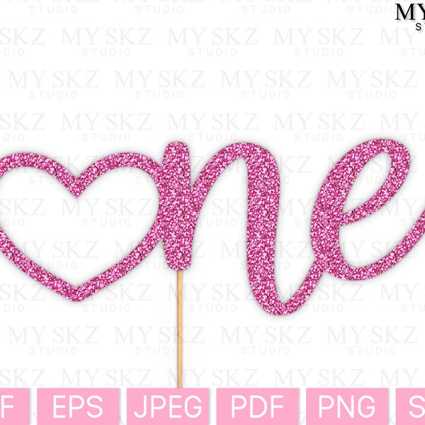 Heart Cake Topper - Etsy