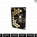 Bee Card Dxf, Eps, Jpeg, Pdf, Png, Svg Instant Digital Download Files ...