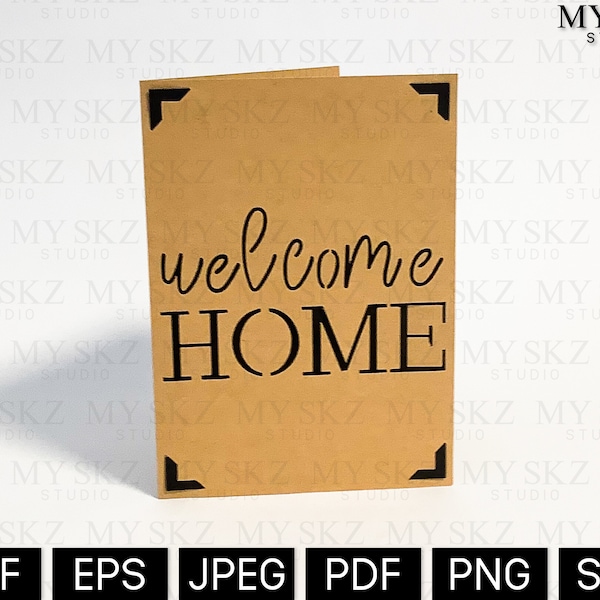 Welcome Home Card - Etsy