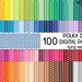 Polka Dot Digital Paper Pack 12in X 12in JPEG Instant Digital Download ...