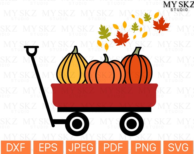 Pumpkin Wagon PNG, Clipart, Instant Download, Sublimation Graphics ...