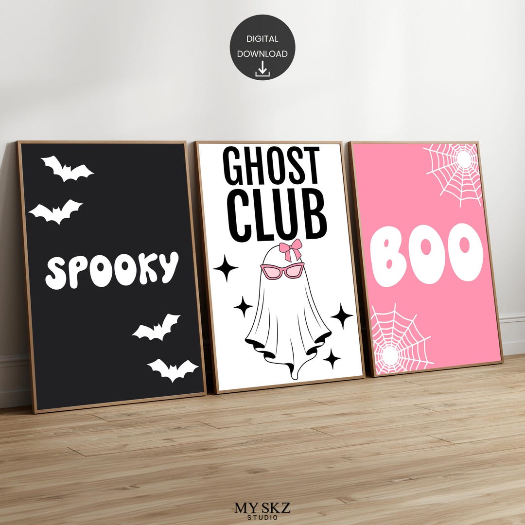 Halloween Printable Wall Art, Halloween Poster, Halloween Art Prints ...