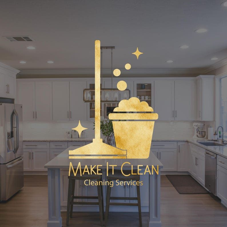 Premade Logo Design, Cleaning Logo, Cleaning Service Logo, Cleaning ...