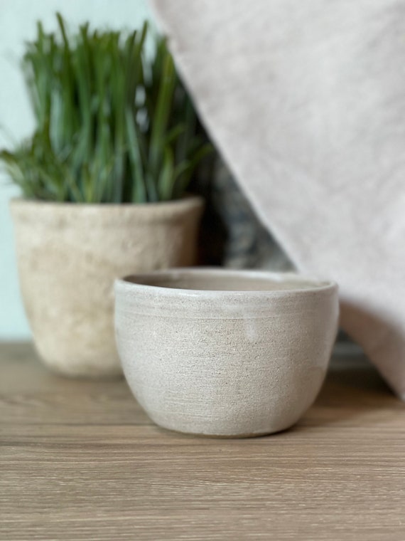 Ceramic Pot Handmade Pottery White Pot Small Pot White | Etsy