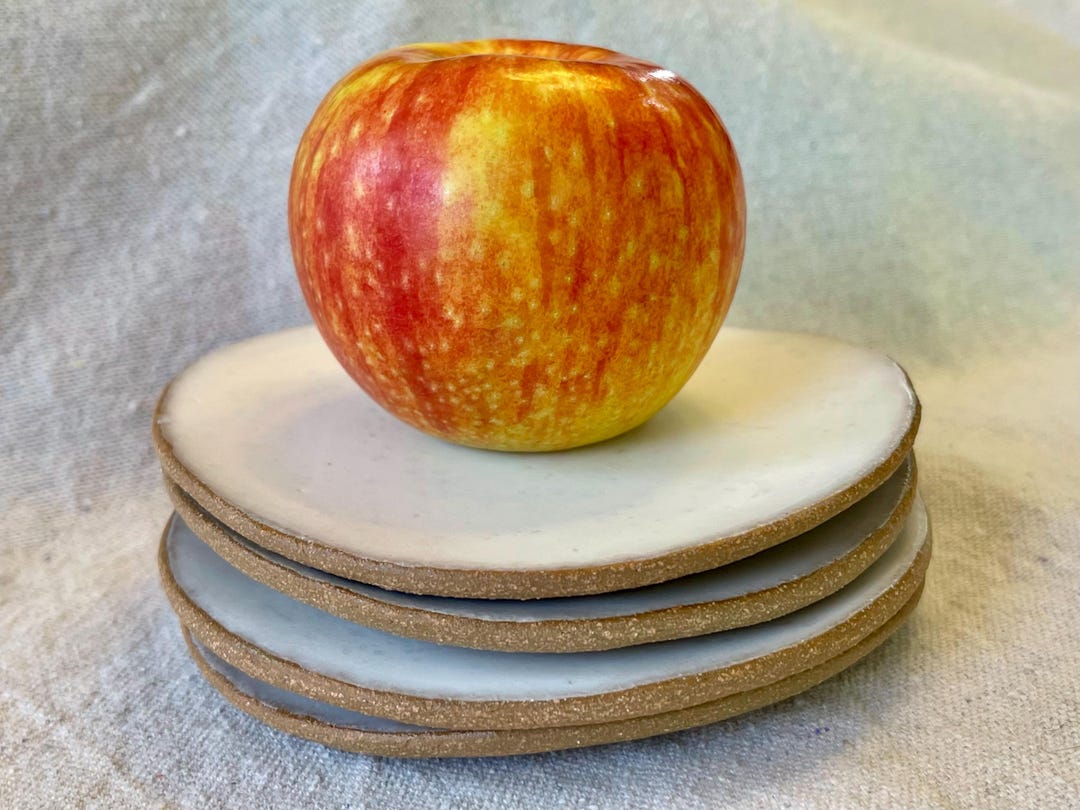 Tapas Plates, Set of 4 Tapas Plates, Small Appetizer Plates, Handmade ...