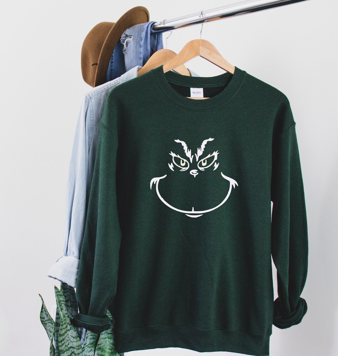 Grinch Crew Neck - Etsy