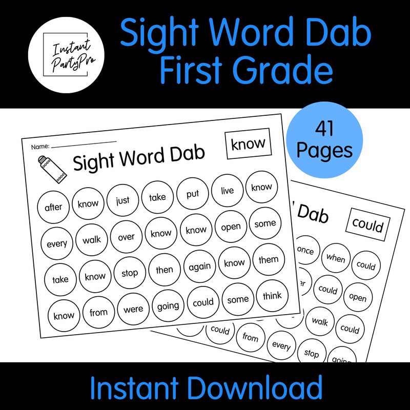 Sight Word - Etsy